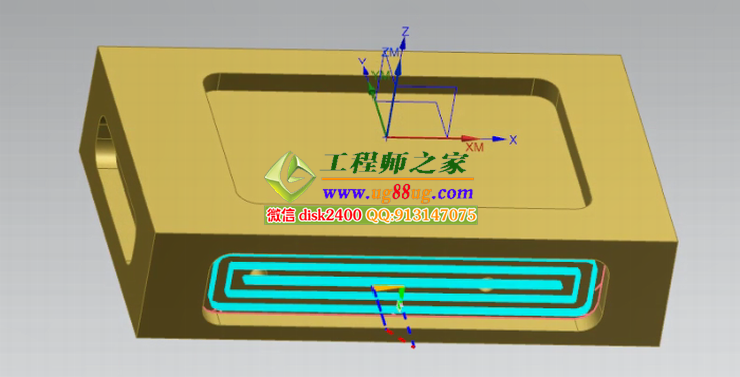UG12.0万向角度头侧铣头编程及对刀操作视频教程_工程师之家